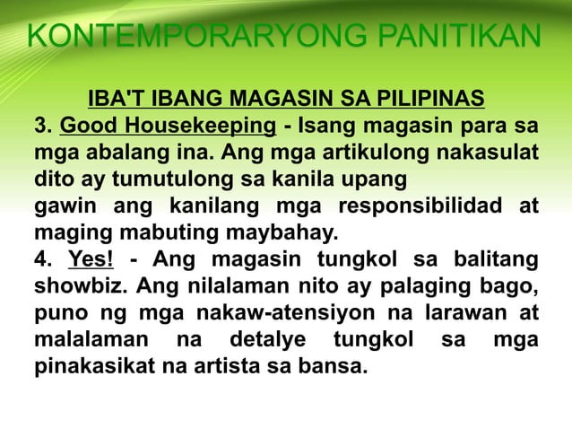 kontemporaryong-panitikan | PPT