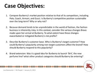 Burberry - CEO Case Analysis | PPTX