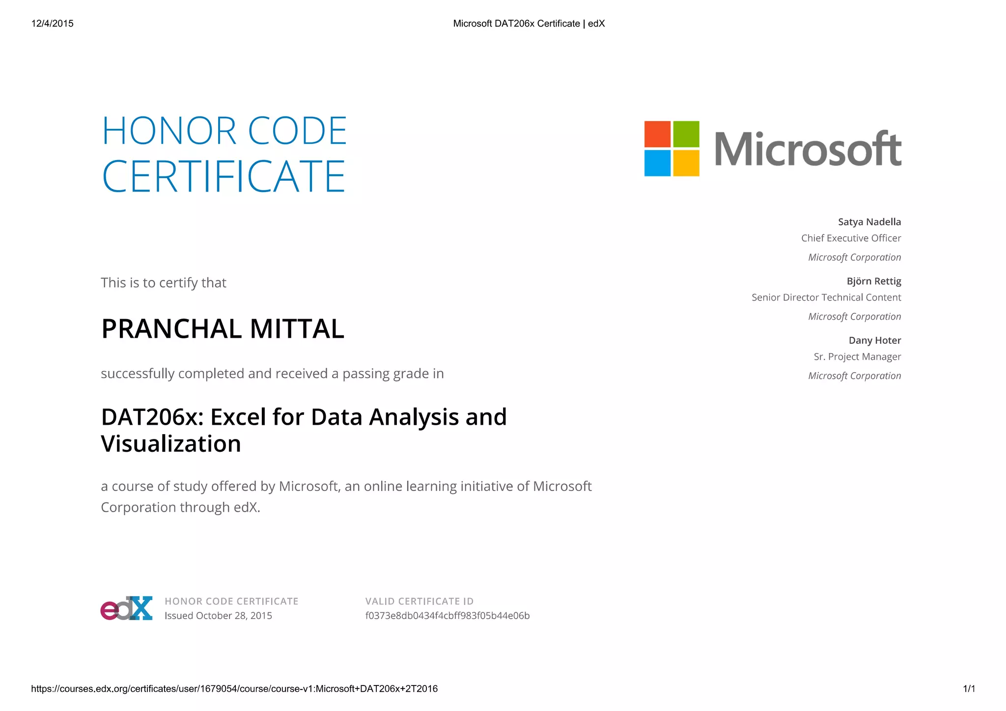 Excel for Data Analysis | PPT