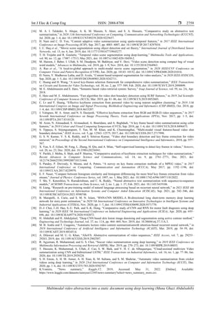 Multimodal video abstraction into a static document using deep learning | PDF