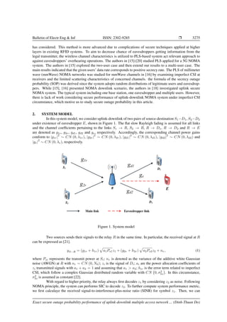 Exact secure outage probability performance of uplinkdownlink multiple access network under ...