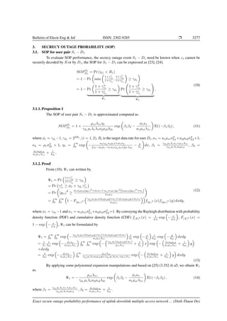 Exact secure outage probability performance of uplinkdownlink multiple access network under ...