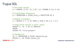 Fugue: Unifying Spark and Non-Spark Ecosystems for Big Data Analytics | PPT | Free Download