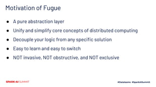 Fugue: Unifying Spark and Non-Spark Ecosystems for Big Data Analytics | PPT | Free Download