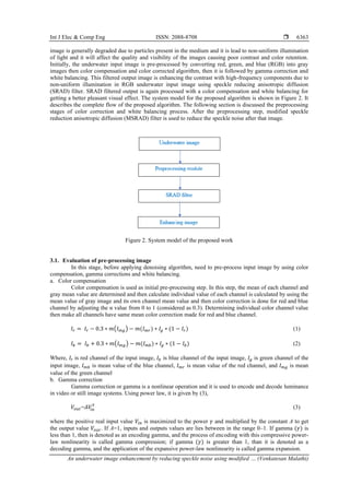 An underwater image enhancement by reducing speckle noise using ...