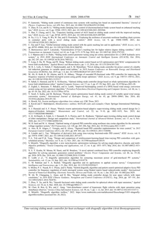 Time-varying sliding mode controller for heat exchanger with dragonfly algorithm | PDF