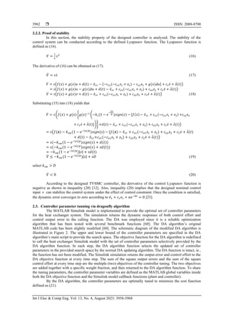Time-varying sliding mode controller for heat exchanger with dragonfly ...