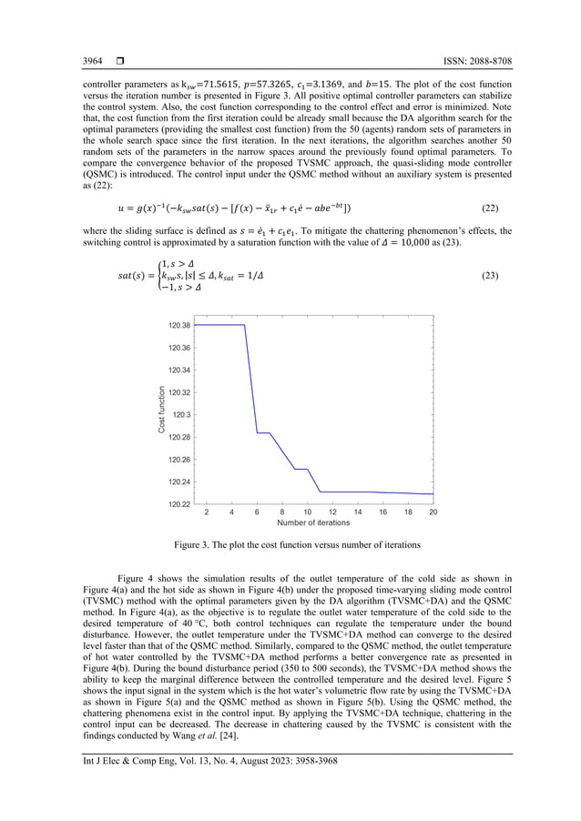 Time-varying sliding mode controller for heat exchanger with dragonfly algorithm | PDF
