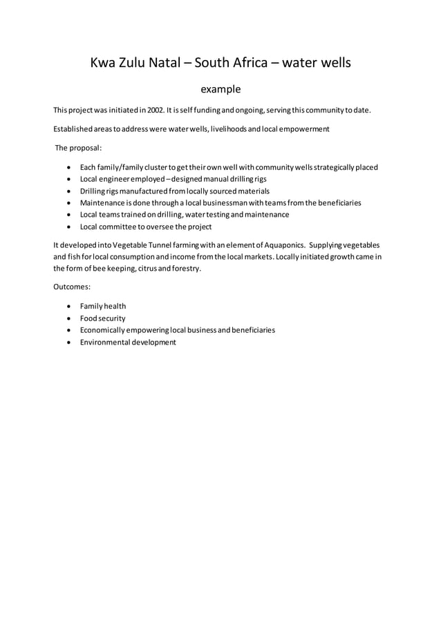 Kwa Zulu Natal - example | DOCX