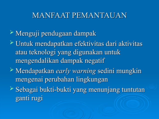 RKL dan RPL pengendali lingkungan hidup. | PPT