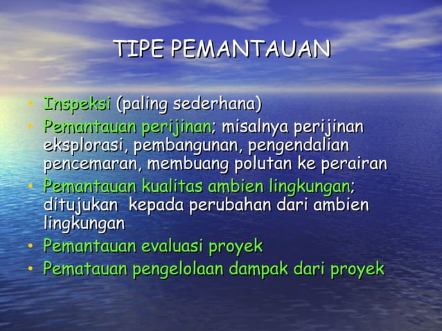 RKL dan RPL pengendali lingkungan hidup. | PPT