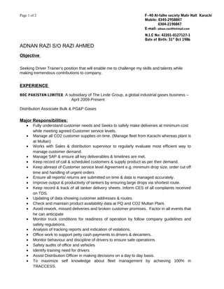 ADNAN RAZI NEW CV | DOC