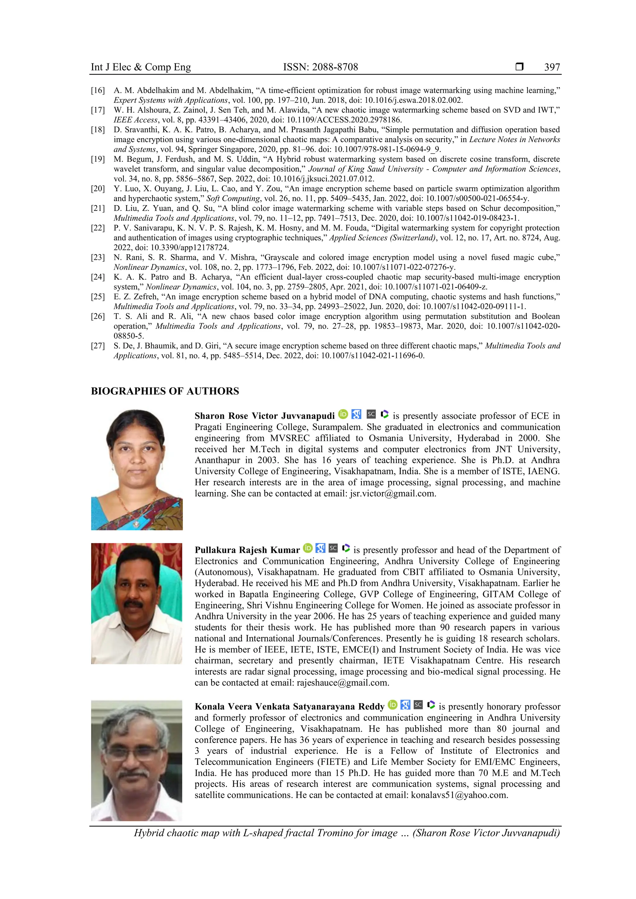 Hybrid chaotic map with L-shaped fractal Tromino for image encryption and decryption | PDF