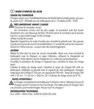 Ansmann AC48 Bedinungsanleitung | PDF