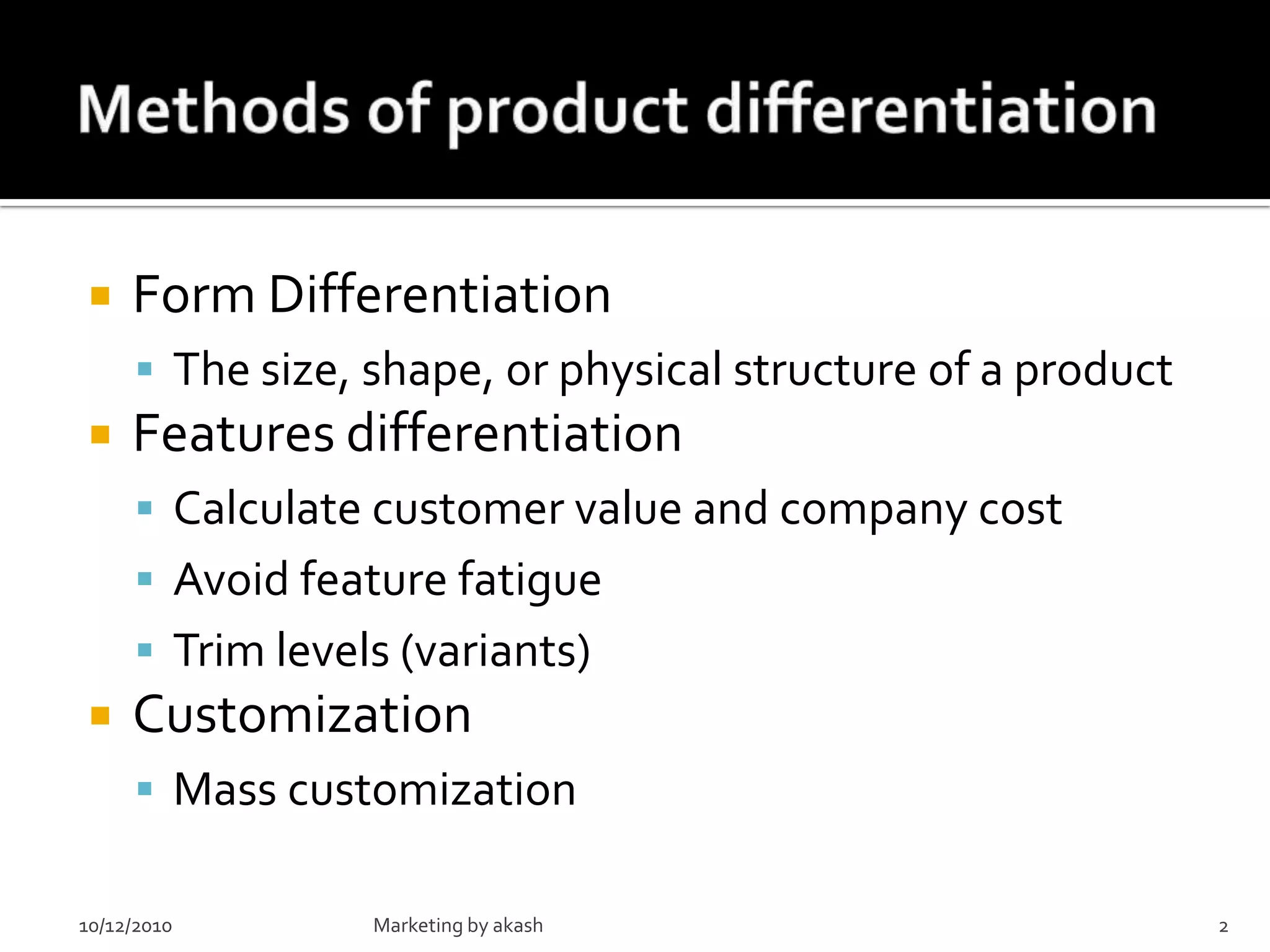 product mix chart | PPTX