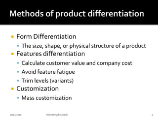 product mix chart | PPTX