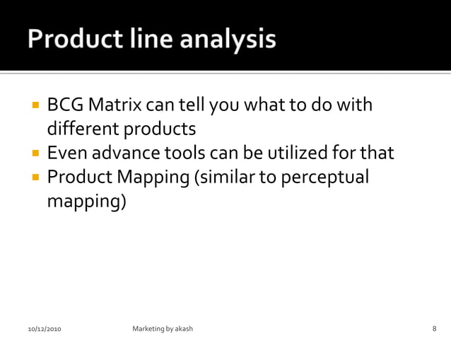 product mix chart | PPTX
