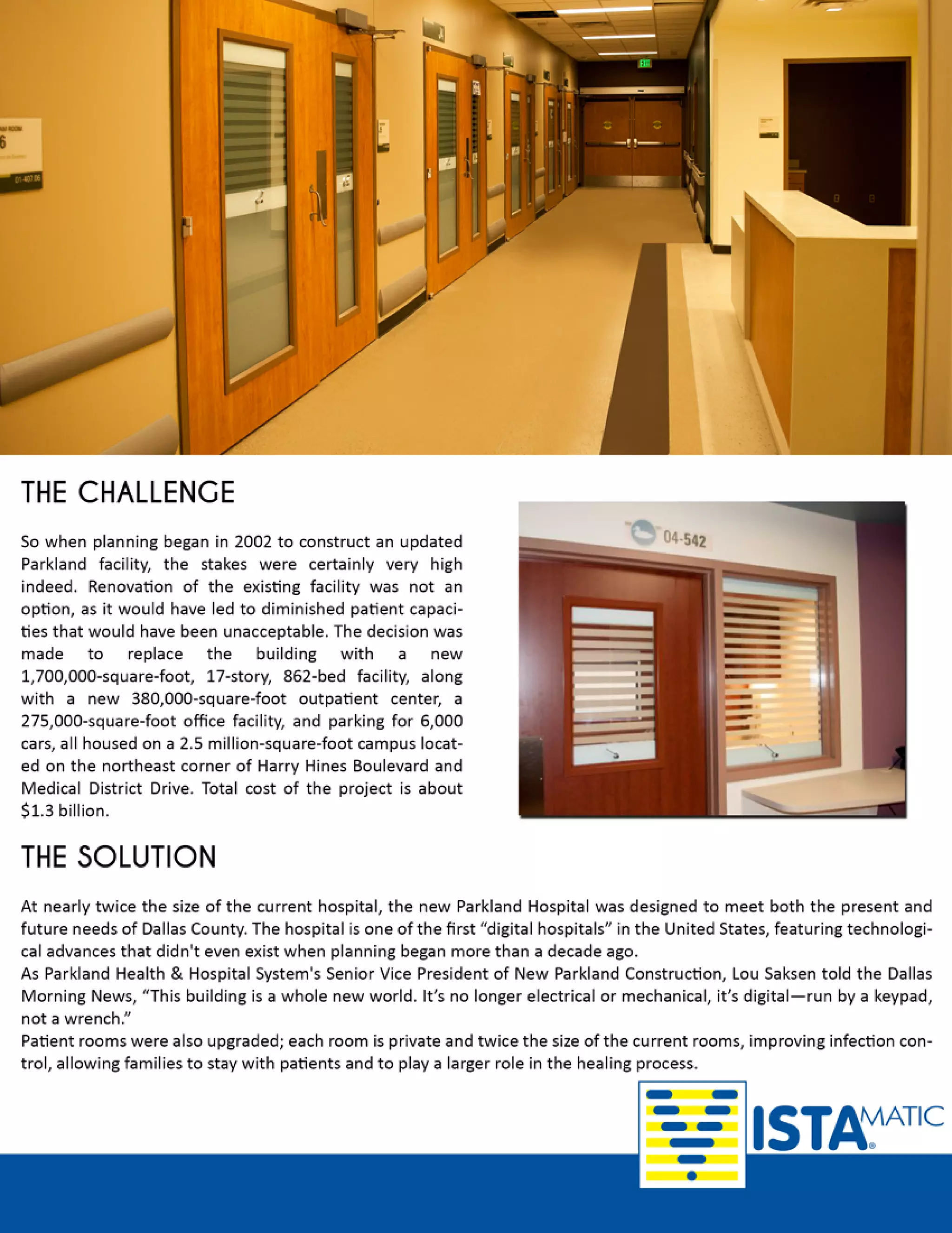 New Parkland Hospital VISTAMATIC Case Study smaller | PDF