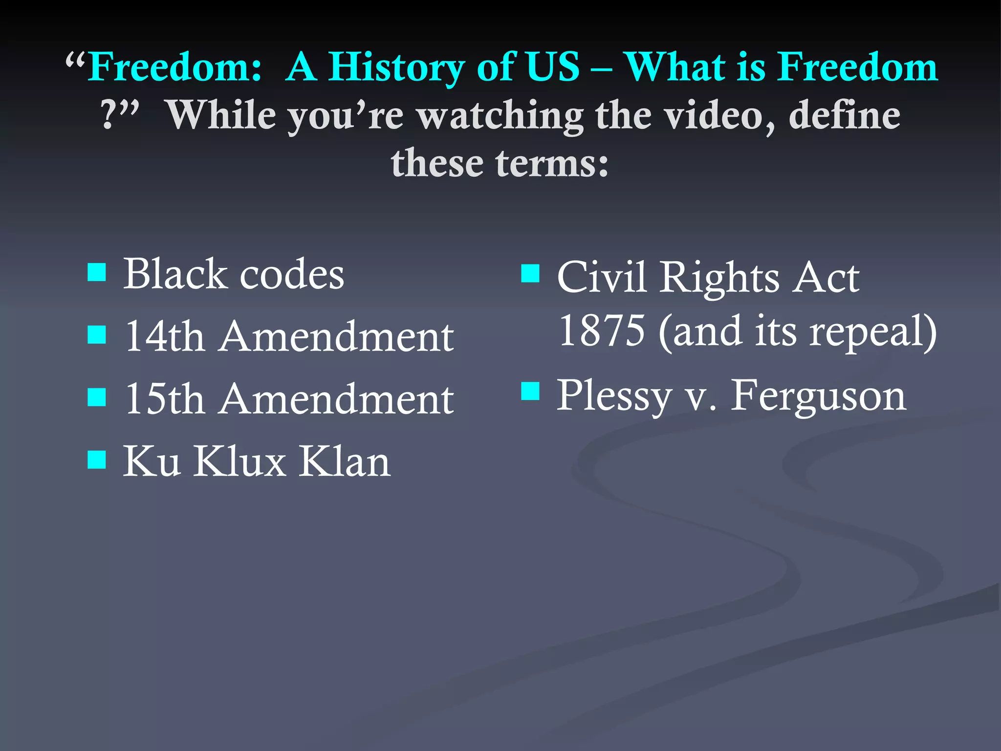 The Struggle for Civil Rights | PPT