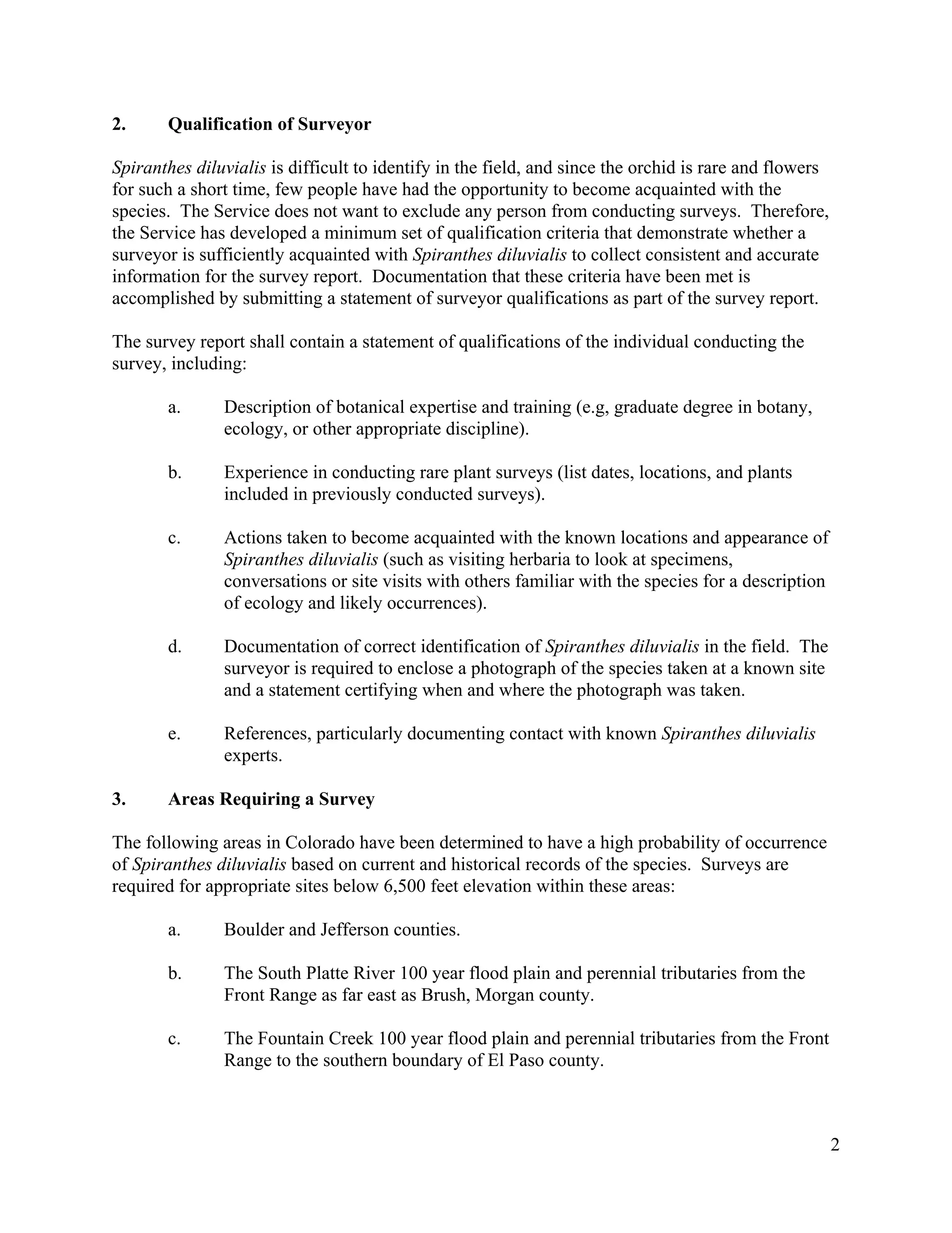 UteLadiesTressOrchidSurveyProtocol | PDF