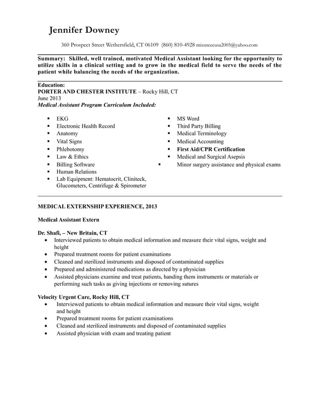Jennifer Downey MA Resume rev2.doc2015-2 | DOC | First Aid | Injuries