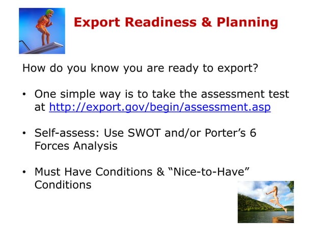 Export Readiness & Planning | PPTX