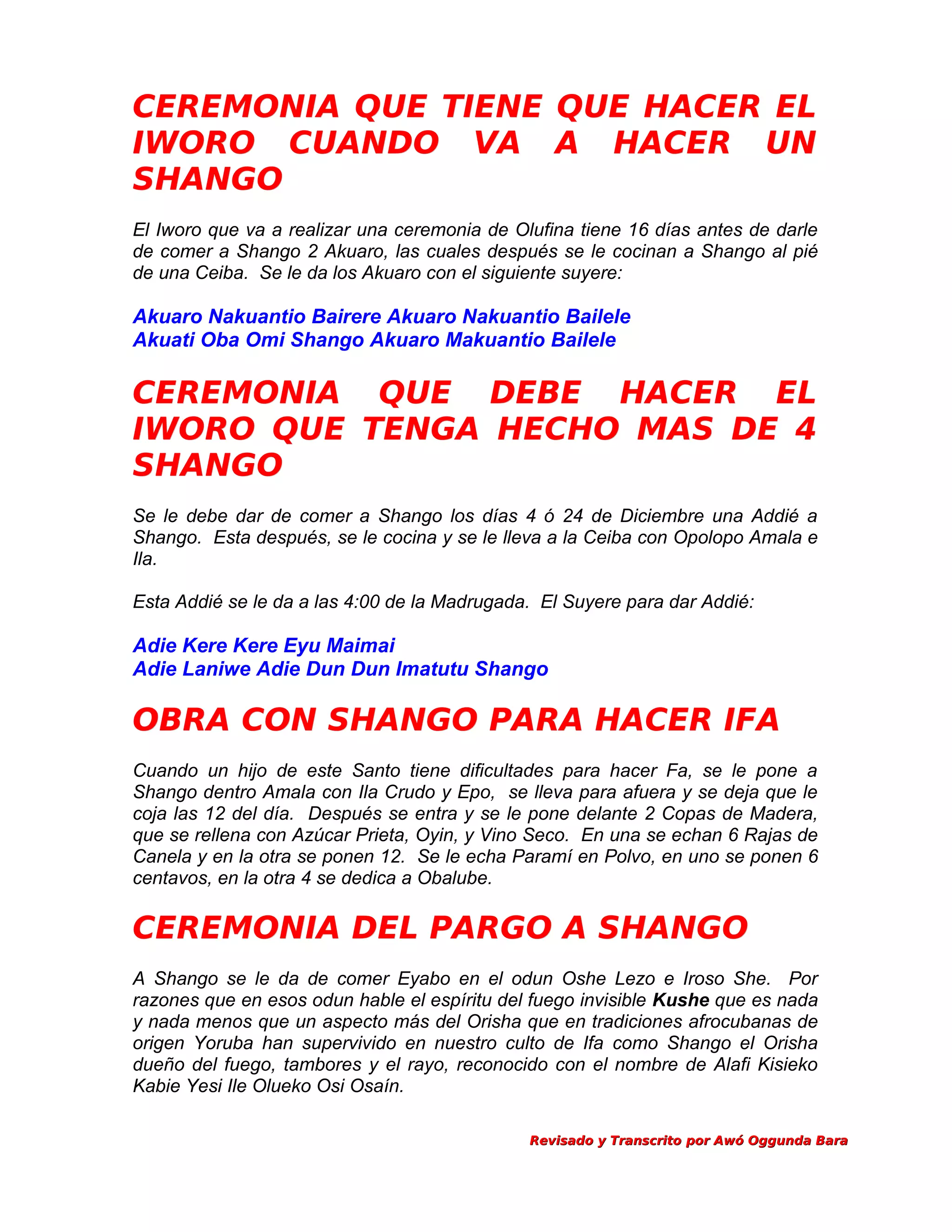 tratado-de shango | PDF