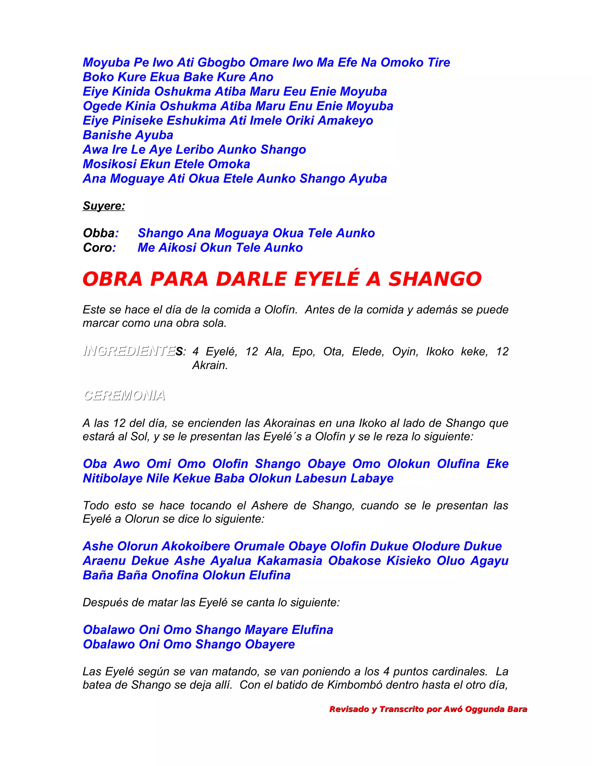 tratado-de shango | PDF