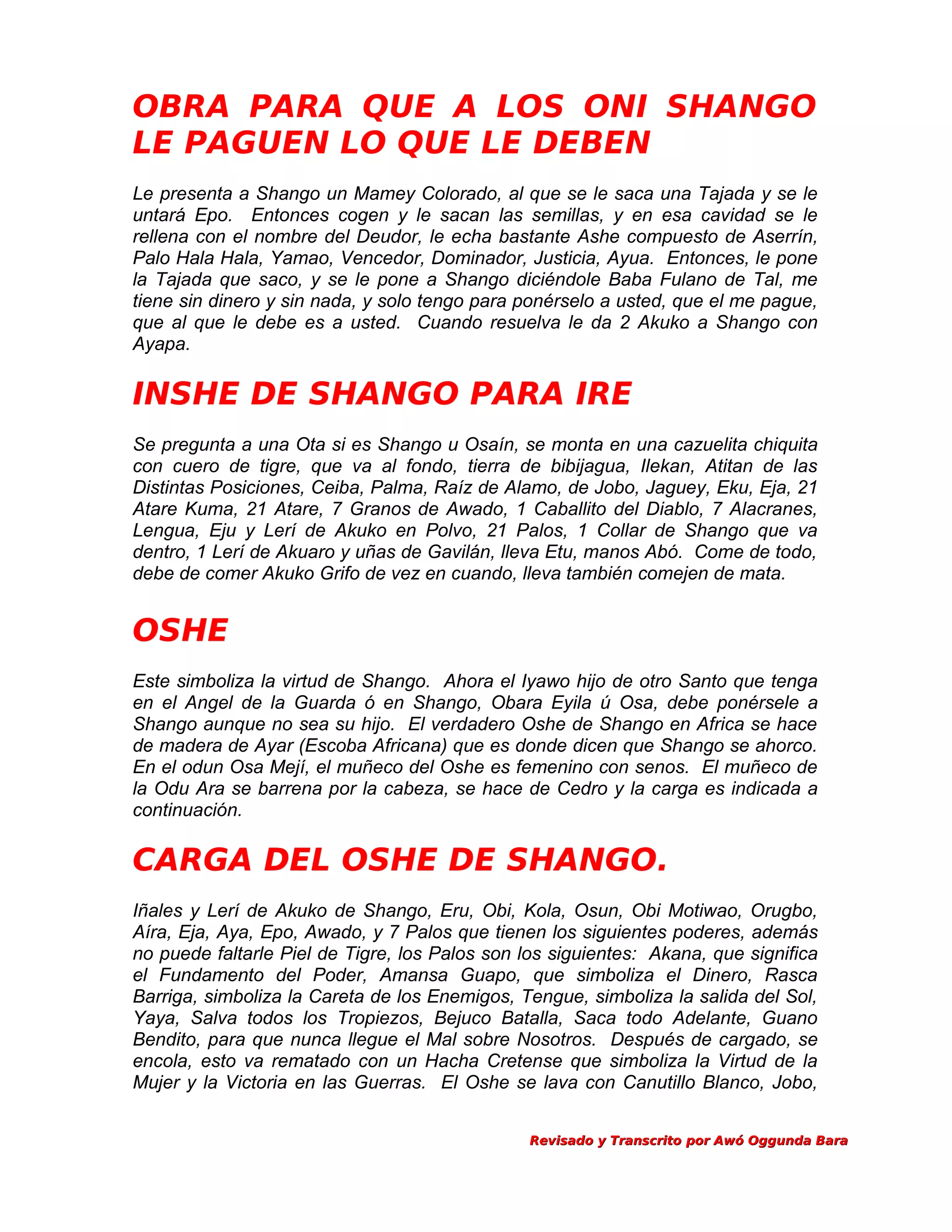 tratado-de shango | PDF