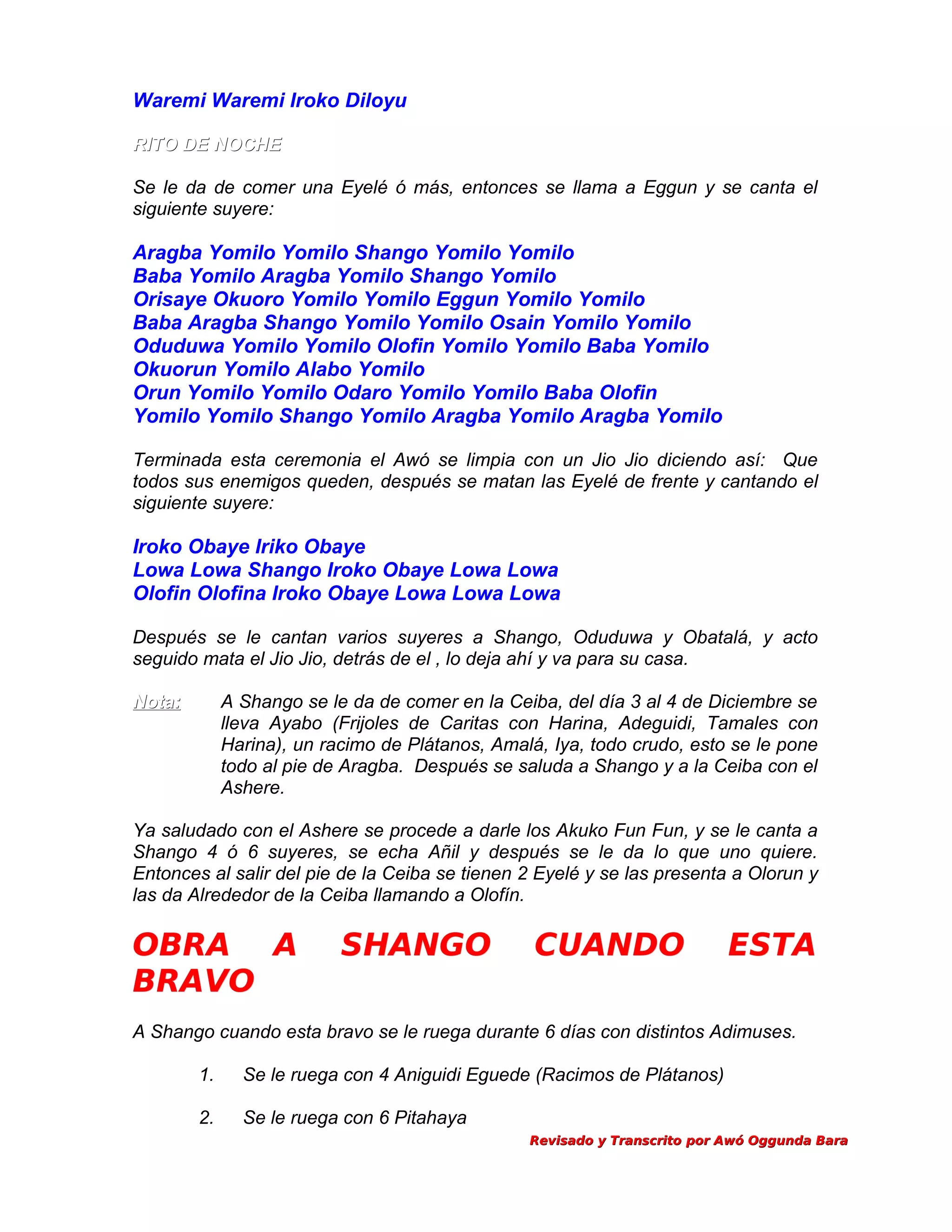 tratado-de shango | PDF