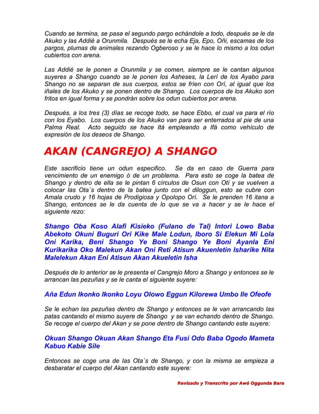 tratado-de shango | PDF