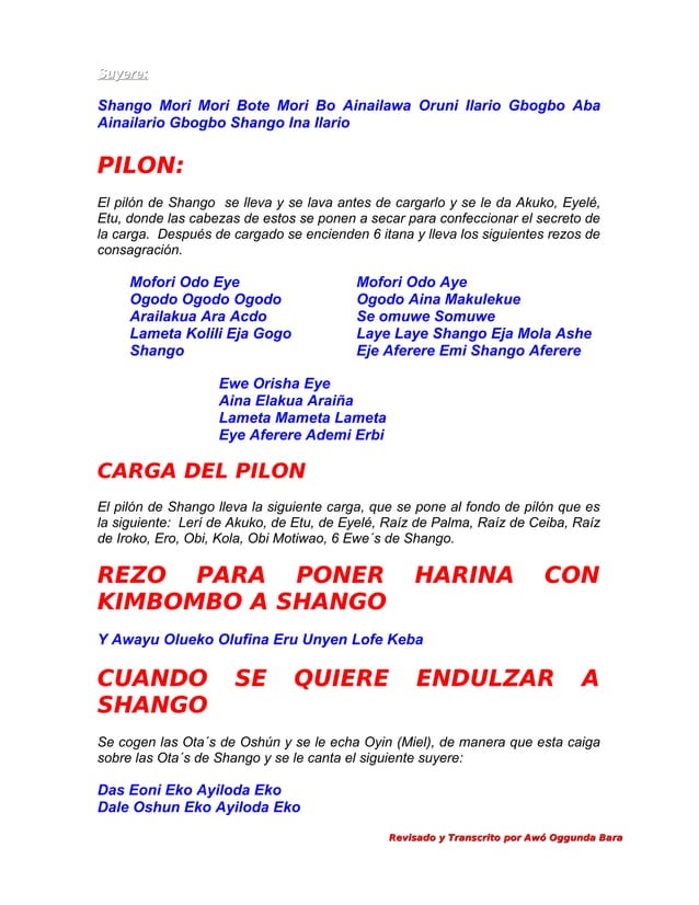 tratado-de shango | PDF