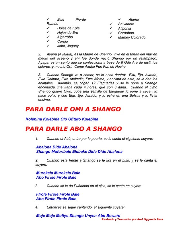tratado-de shango | PDF