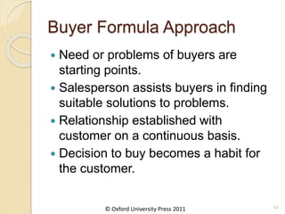 Approches in Personal Selling | PPT