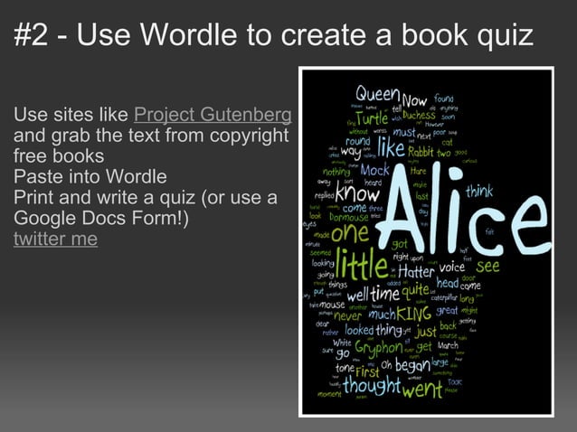 Forty-five Interesting Ways* to use Wordle in the Classroom | PPT