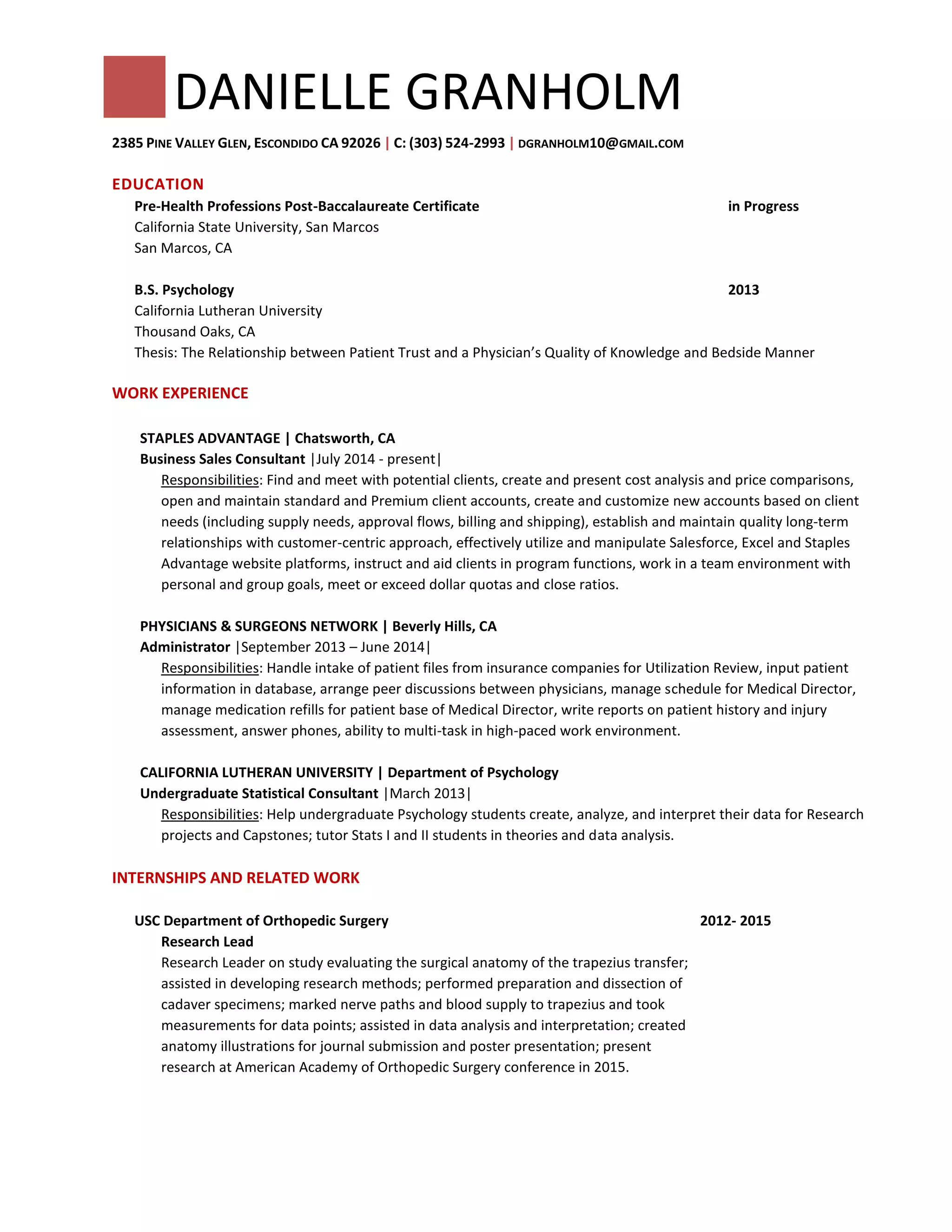 Nov 2016 Resume | PDF