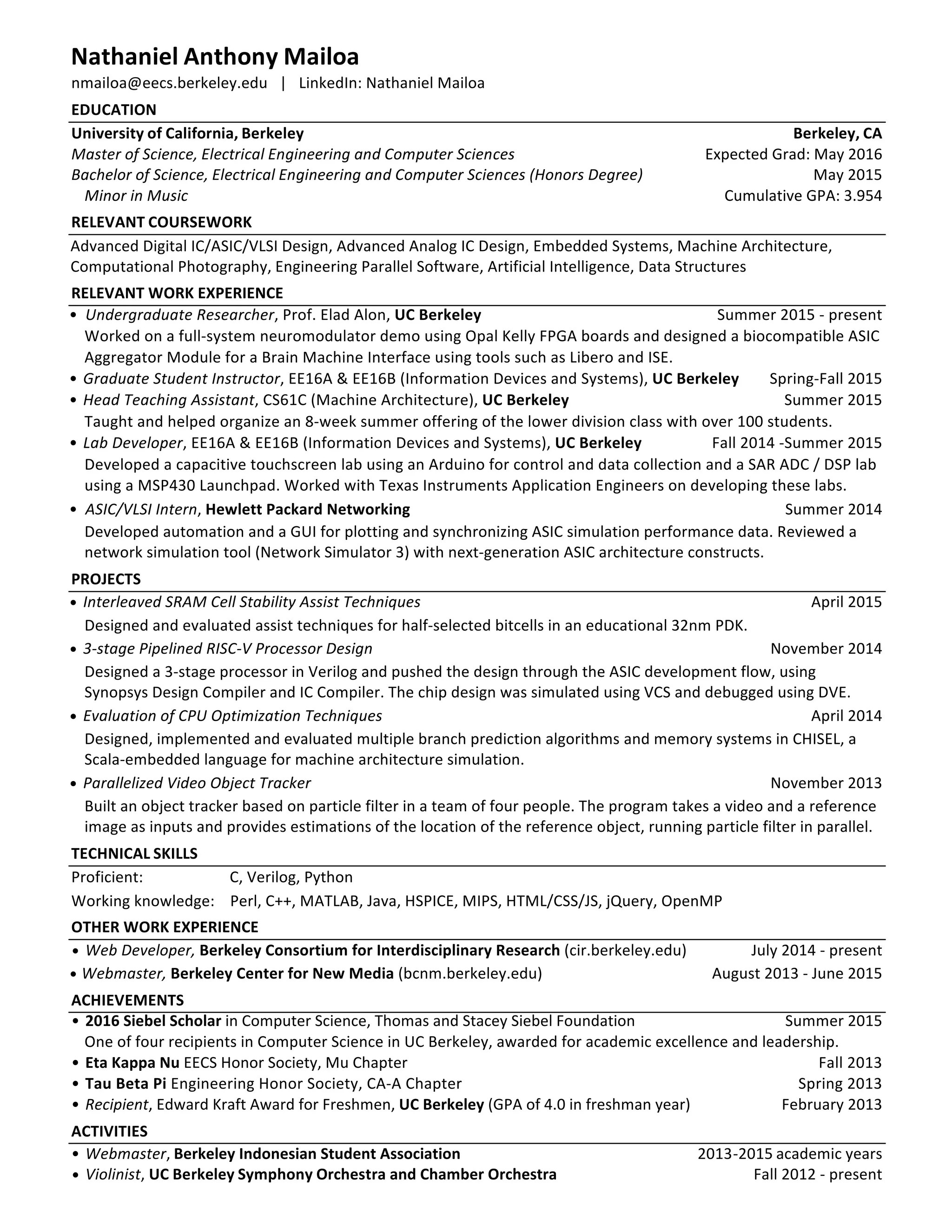 RESUME | PDF
