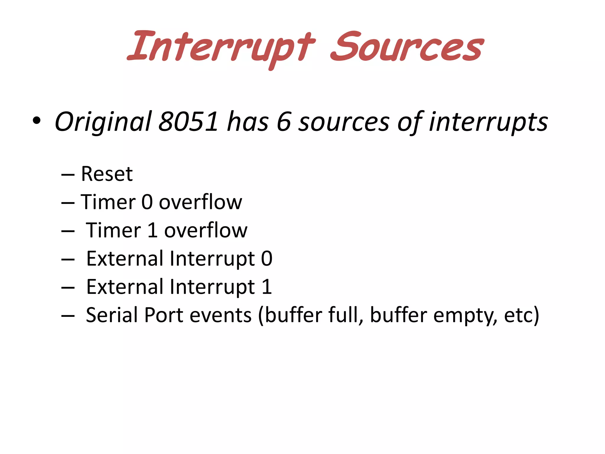 37471656 interrupts | PPTX