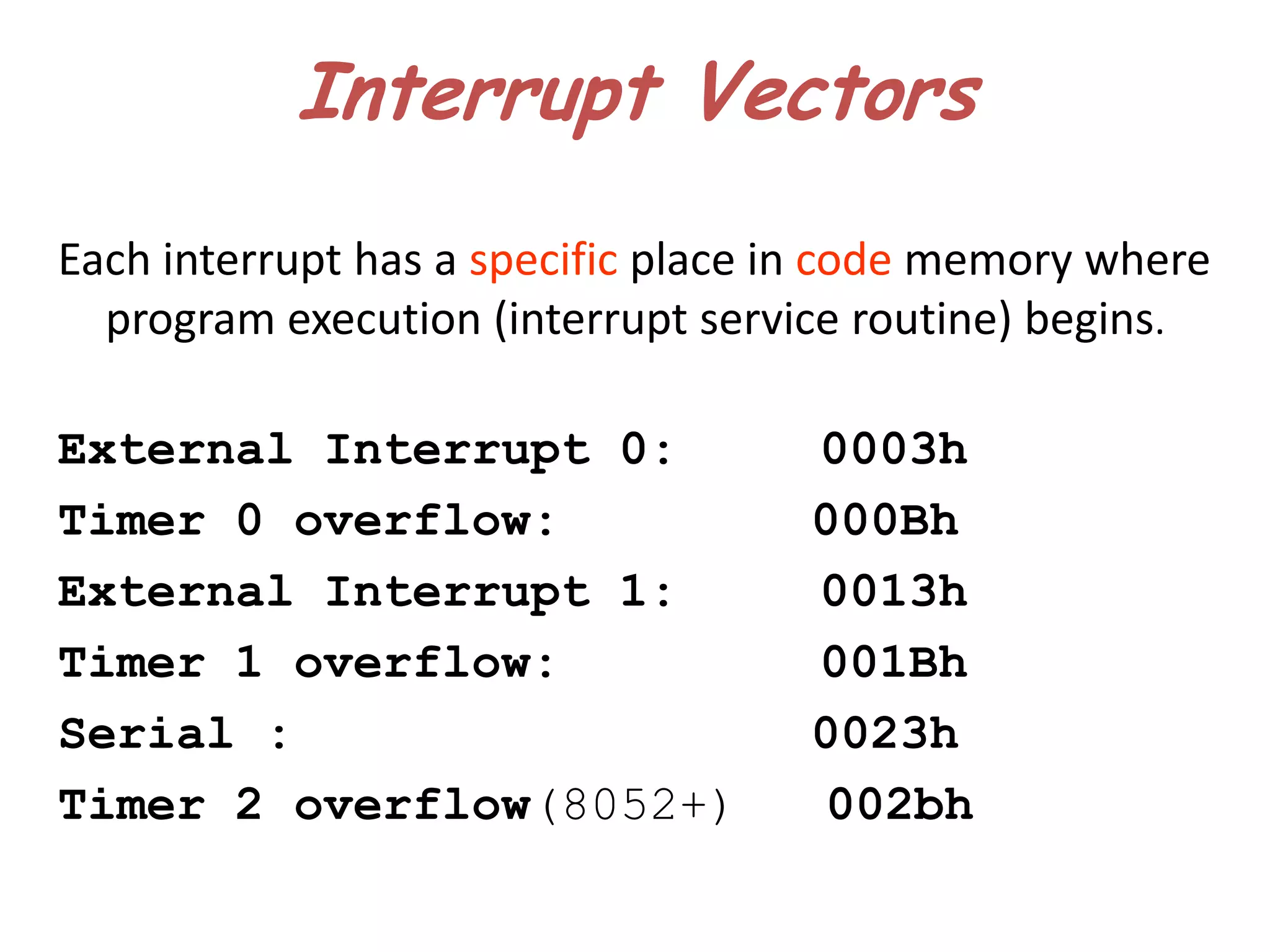 37471656 interrupts | PPTX