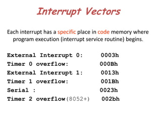 37471656 interrupts | PPTX | Operating Systems | Computer Software and Applications