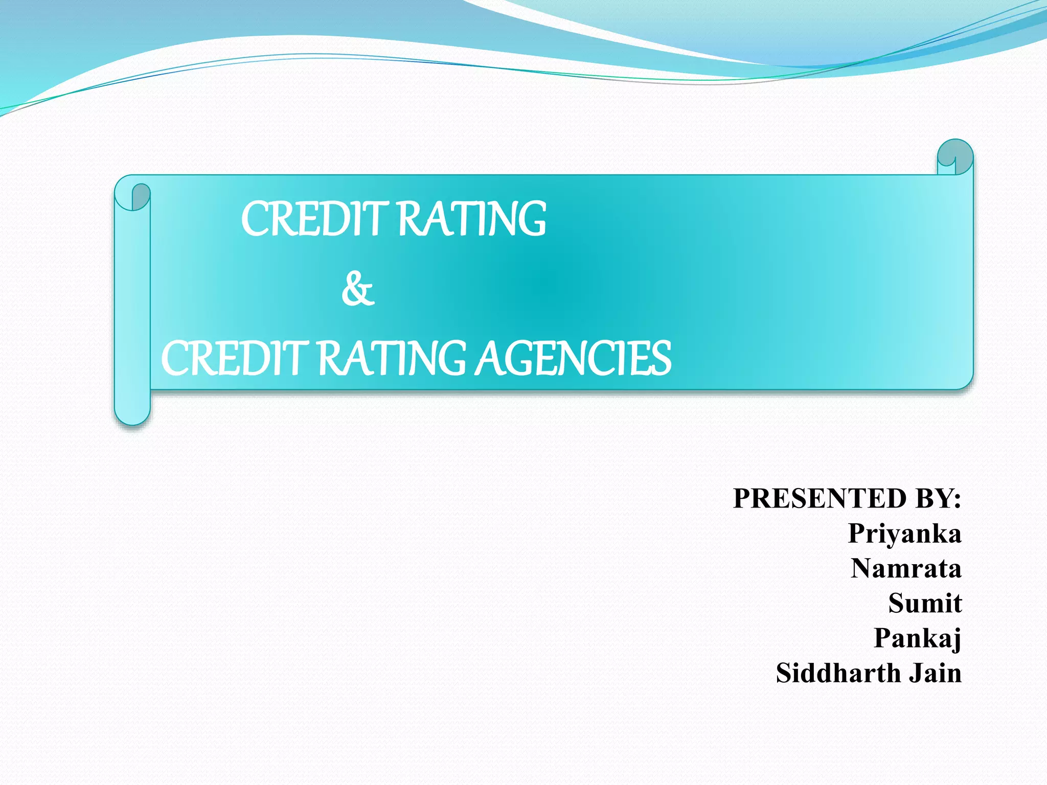 37482470 credit-rating-ppt | PPT