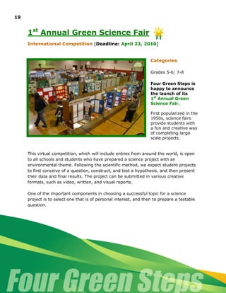 Four Green Steps Primary Curriculum Brochure | PDF