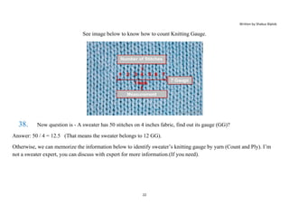 Major Formula on Garments for Beginners | PDF