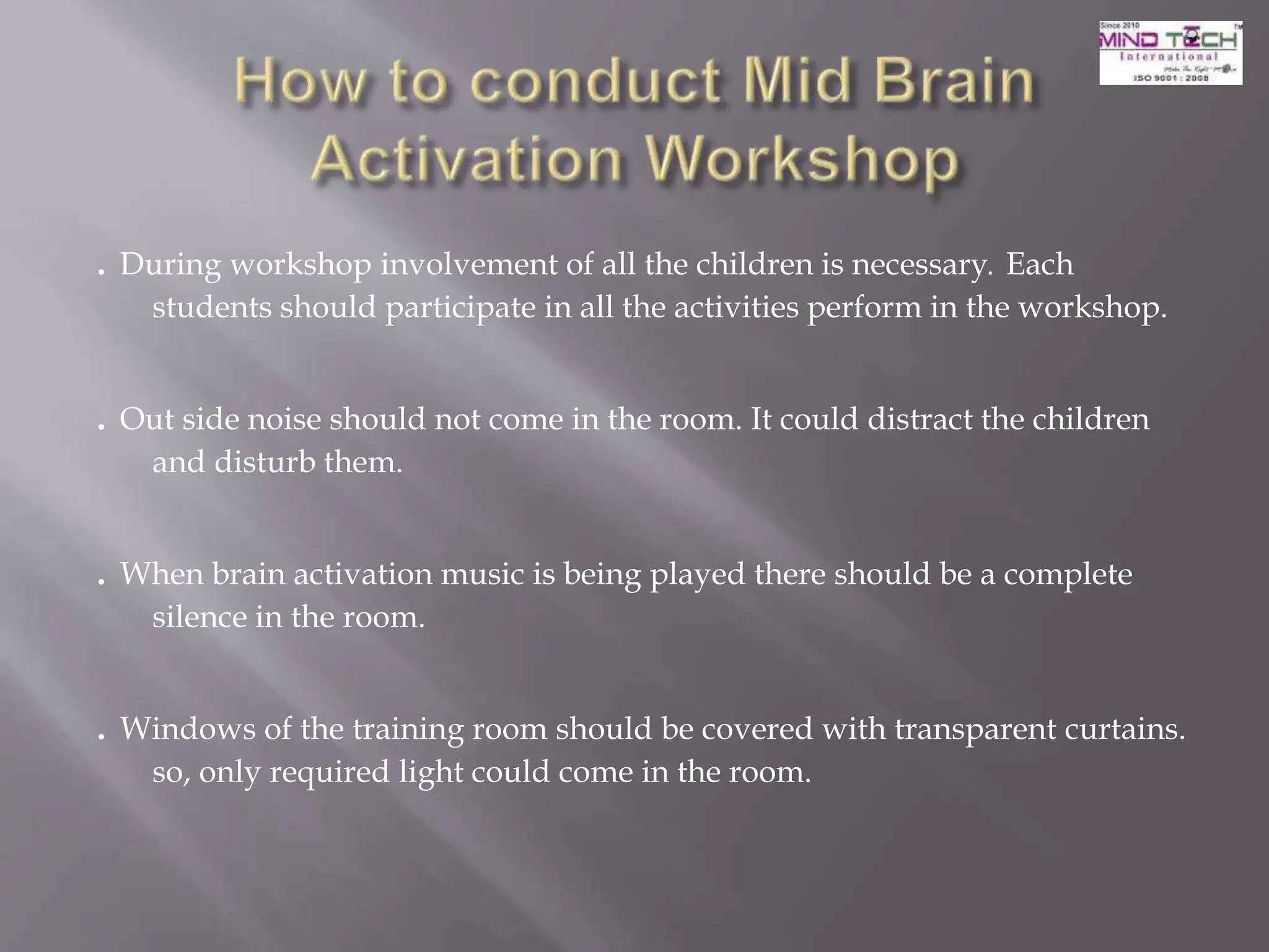 MidBrain-Activation-PPT for children and it's benifits | PPTX