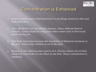 MidBrain-Activation-PPT for children and it's benifits | PPTX