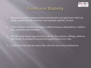 MidBrain-Activation-PPT for children and it's benifits | PPT