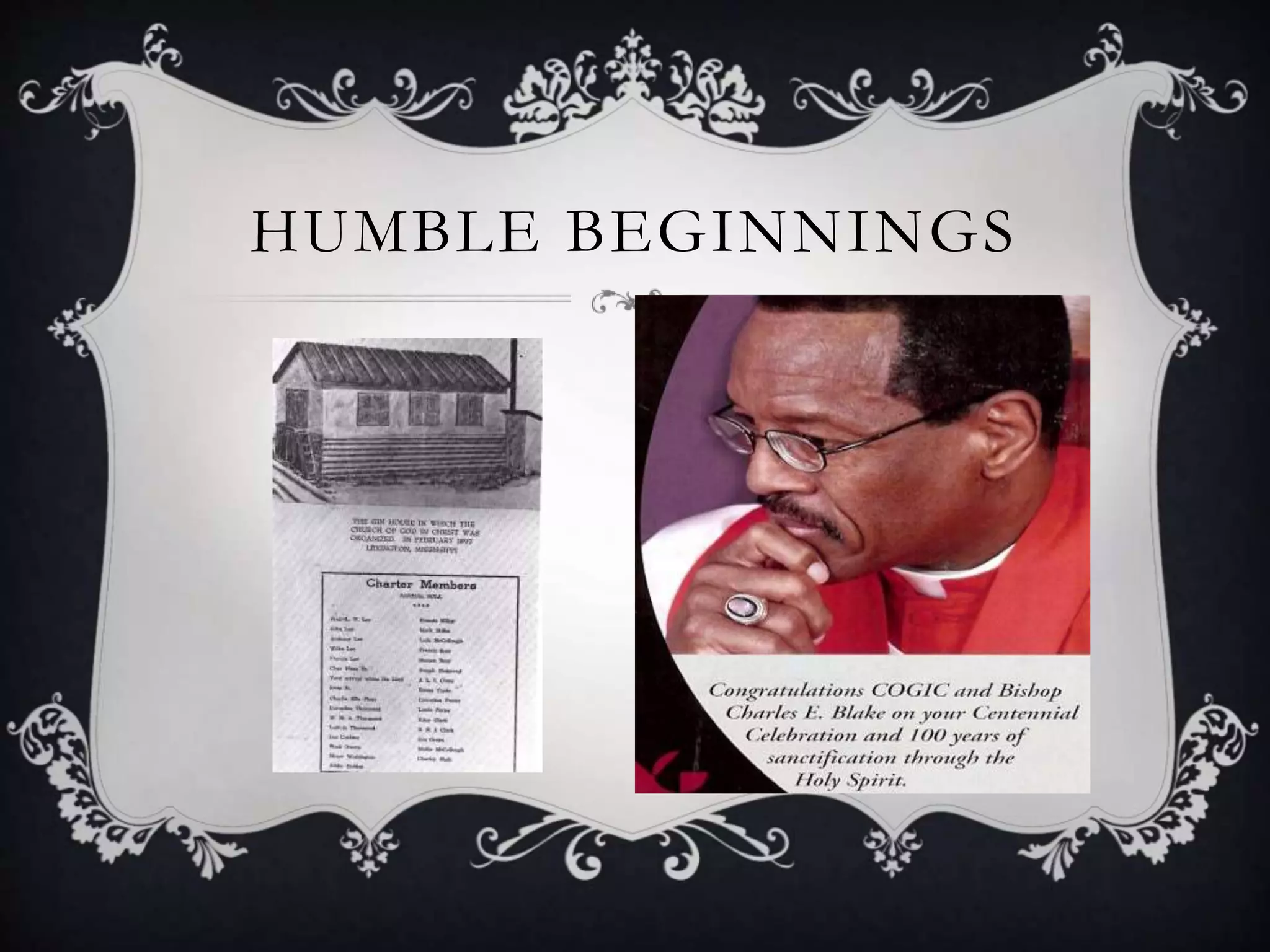 COGIC History and The Vision of the Founder | PPT
