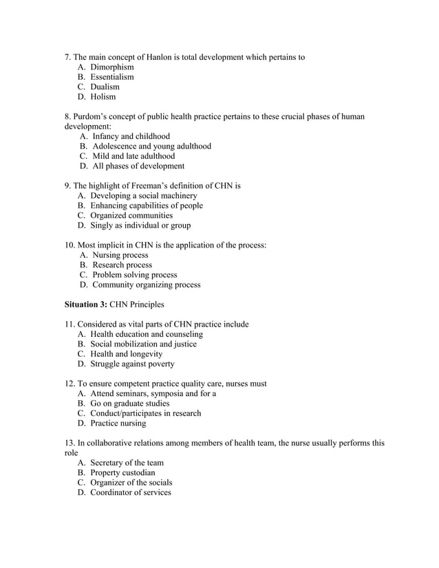 37546098 chn-and-copar-exam-complete | DOC | Parenting Babies and Toddlers | Parenting