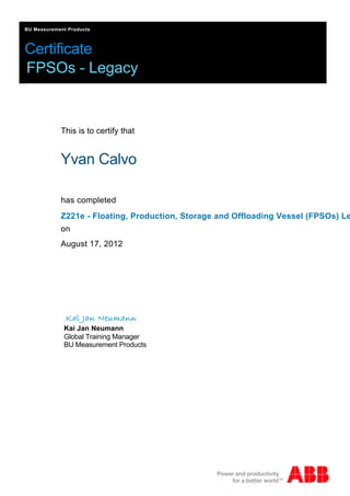 Oil%Gas Training FPSO | PDF