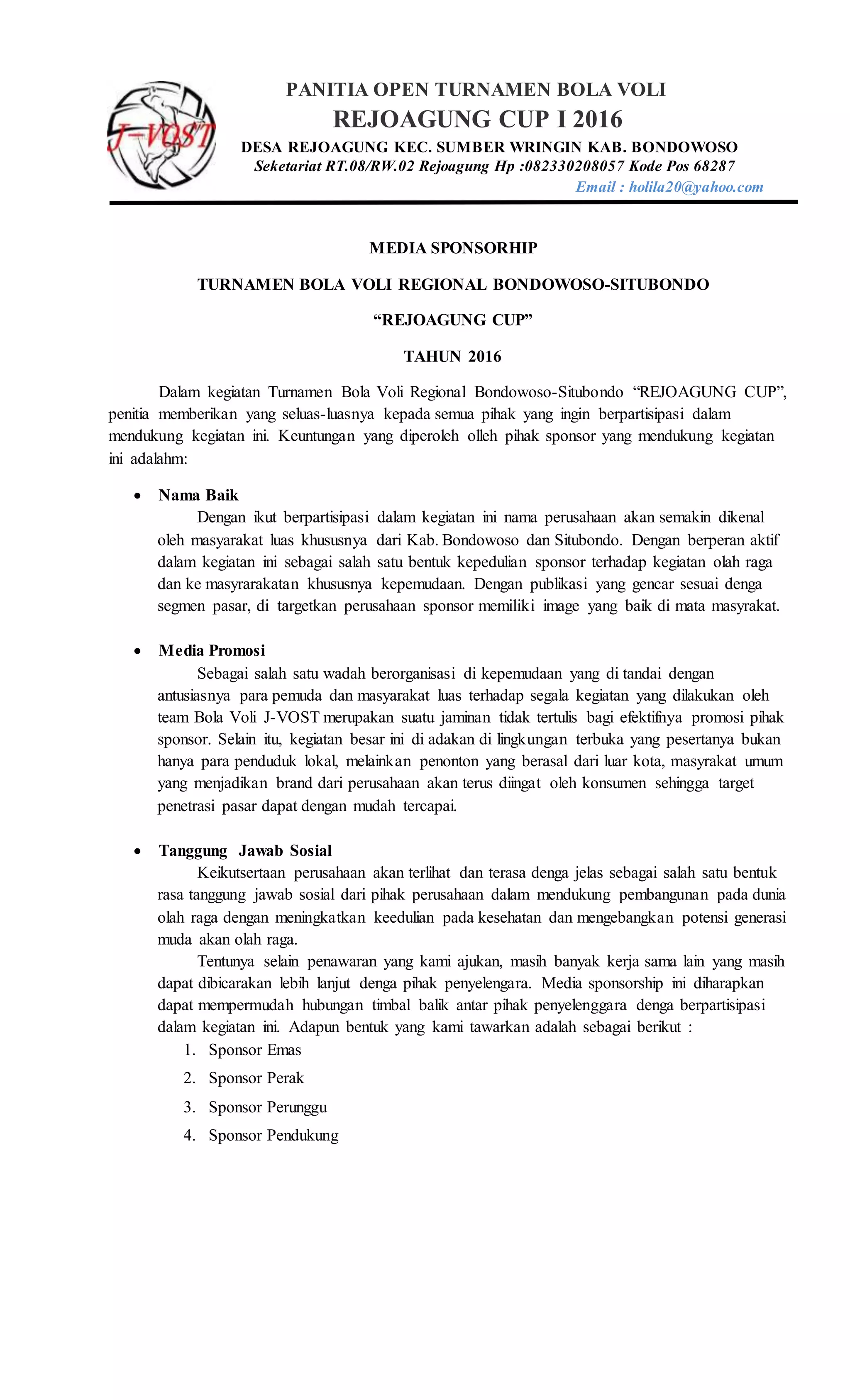 375729134 proposal-sponsor-turnamen-bola-voli | DOCX